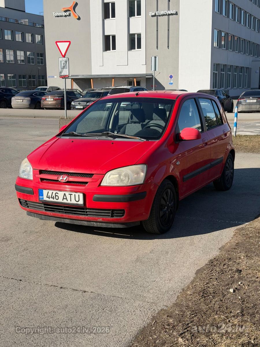 Sarkans Hyundai Getz 2004 Tallina, ar dzinēja tilpumu 1.30 L un nobraukumu 147 tūkst. km par 999 €, foto 5 vietnē AUTOMOTO.COM.LV
