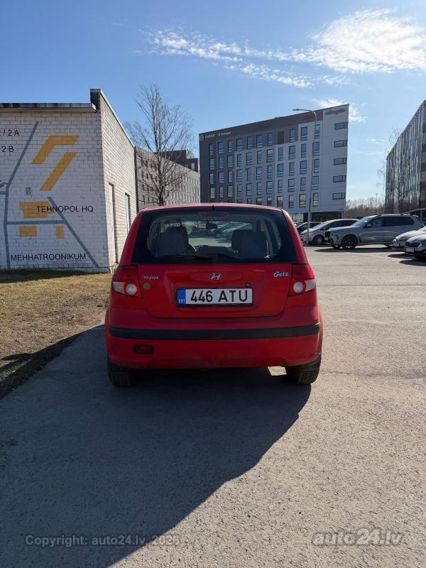 Sarkans Hyundai Getz 2004 Tallina, ar dzinēja tilpumu 1.30 L un nobraukumu 147 tūkst. km par 999 €, foto 6 vietnē AUTOMOTO.COM.LV