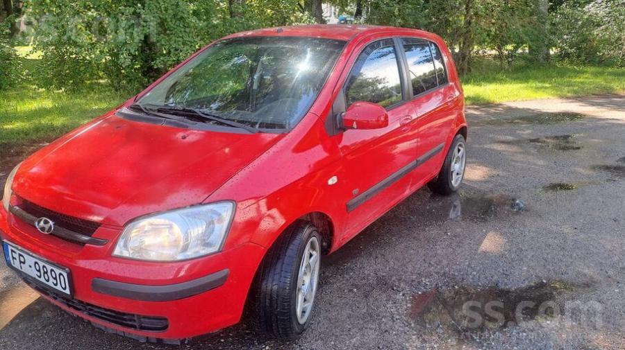 Красный Хендай Гетц 2005 в Рига, объемом двигателя 1.50 л и пробегом 180 тыс. км за 1650 €, фото 4 на AUTOMOTO.COM.LV