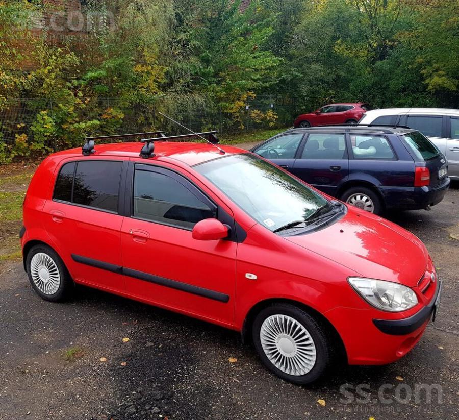 Sarkans Hyundai Getz 2006 Rīga, ar dzinēja tilpumu 1.40 L un nobraukumu 147 tūkst. km par 400 €, foto 4 vietnē AUTOMOTO.COM.LV