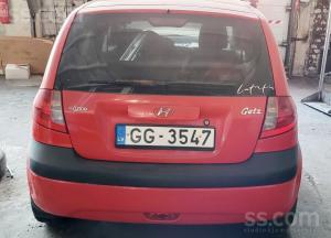 Sarkans Hyundai Getz 2006 Rīga, ar dzinēja tilpumu 1.40 L un nobraukumu 147 tūkst. km par 400 €, foto 7 vietnē AUTOMOTO.COM.LV