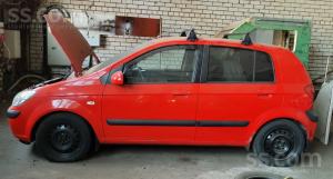 Sarkans Hyundai Getz 2006 Rīga, ar dzinēja tilpumu 1.40 L un nobraukumu 147 tūkst. km par 400 €, foto 8 vietnē AUTOMOTO.COM.LV