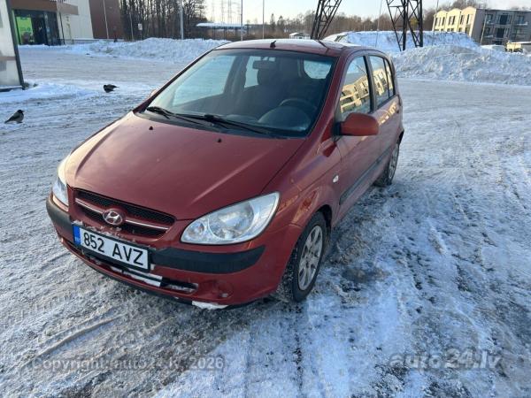 Sarkans Hyundai Getz 2006 Tallina, ar dzinēja tilpumu 1.60 L un nobraukumu 142 tūkst. km par 1400 €, foto 2 vietnē AUTOMOTO.COM.LV
