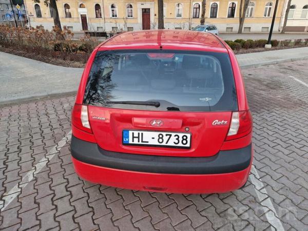 Red Hyundai Getz 2006 in Daugavpils, with an engine capacity of 1.40 L and mileage of 172 thousand km for 550 €, photo 2 on AUTOMOTO.COM.LV