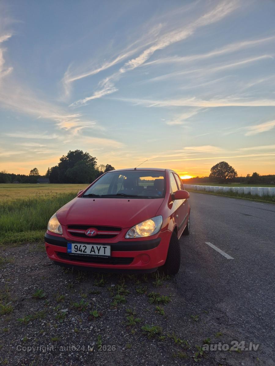 Sarkans Hyundai Getz 2007 Tallina, ar dzinēja tilpumu 1.40 L un nobraukumu 213 tūkst. km par 2149 €, foto 1 vietnē AUTOMOTO.COM.LV