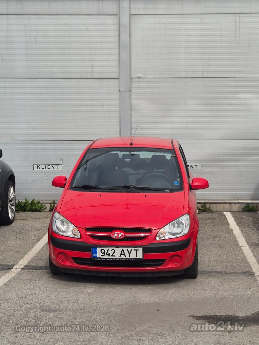 Sarkans Hyundai Getz 2007 Tallina, ar dzinēja tilpumu 1.40 L un nobraukumu 213 tūkst. km par 2149 €, foto 6 vietnē AUTOMOTO.COM.LV