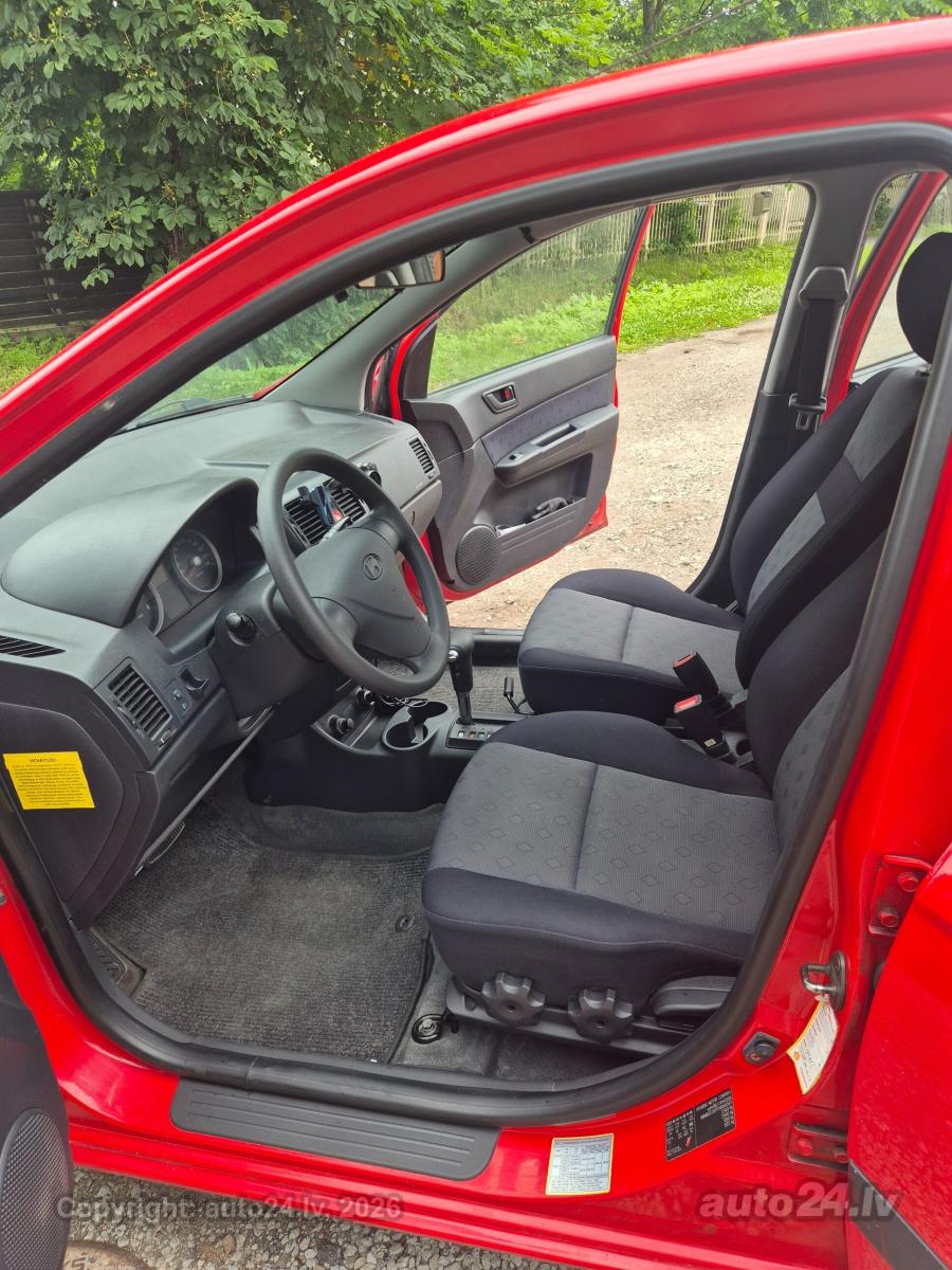 Sarkans Hyundai Getz 2007 Tallina, ar dzinēja tilpumu 1.40 L un nobraukumu 213 tūkst. km par 2149 €, foto 9 vietnē AUTOMOTO.COM.LV