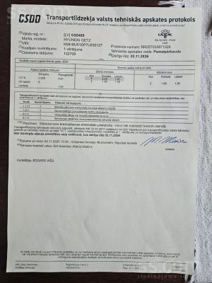 Red Hyundai Getz 2007 in Riga, with an engine capacity of 1.40 L and mileage of 153 thousand km for 1350 €, photo 8 on AUTOMOTO.COM.LV