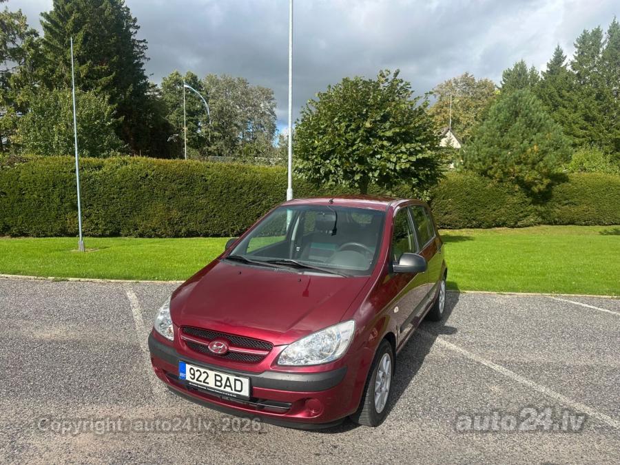 Red Hyundai Getz 2007 in Kuressaare, with an engine capacity of 1.10 L and mileage of 95 thousand km for 1900 €, photo 4 on AUTOMOTO.COM.LV