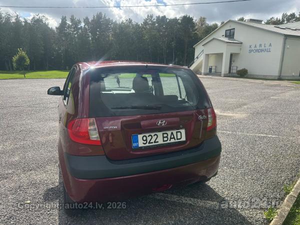 Sarkans Hyundai Getz 2007 Kuresāre, ar dzinēja tilpumu 1.10 L un nobraukumu 95 tūkst. km par 1900 €, foto 5 vietnē AUTOMOTO.COM.LV