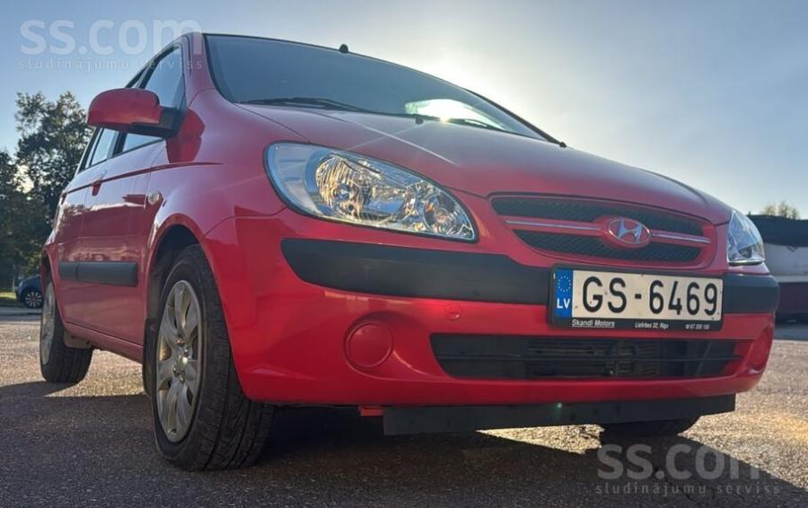 Sarkans Hyundai Getz 2007 Rīga, ar dzinēja tilpumu 1.40 L un nobraukumu 153 tūkst. km par 1450 €, foto 6 vietnē AUTOMOTO.COM.LV