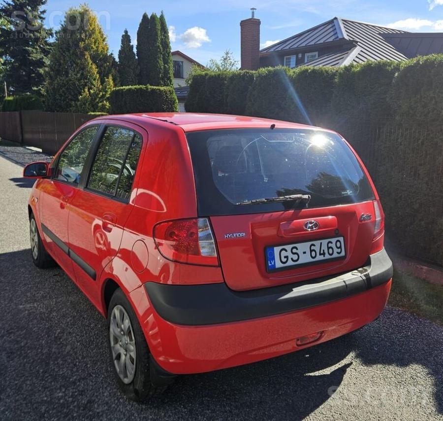 Sarkans Hyundai Getz 2007 Rīga, ar dzinēja tilpumu 1.40 L un nobraukumu 153 tūkst. km par 1450 €, foto 7 vietnē AUTOMOTO.COM.LV