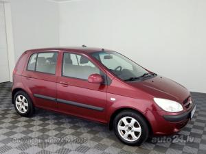Sarkans Hyundai Getz 2008 Tallina, ar dzinēja tilpumu 1.40 L un nobraukumu 112 tūkst. km par 799 €, foto  vietnē AUTOMOTO.COM.LV