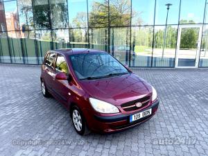 Sarkans Hyundai Getz 2008 Tallina, ar dzinēja tilpumu 1.40 L un nobraukumu 104 tūkst. km par 1499 €, foto  vietnē AUTOMOTO.COM.LV