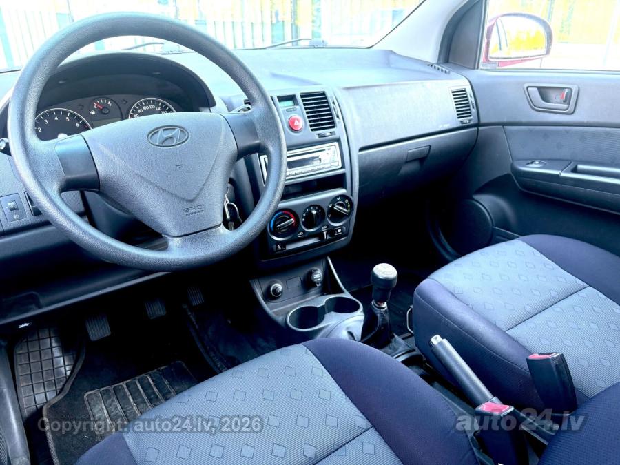 Sarkans Hyundai Getz 2008 Tallina, ar dzinēja tilpumu 1.40 L un nobraukumu 104 tūkst. km par 1499 €, foto 9 vietnē AUTOMOTO.COM.LV