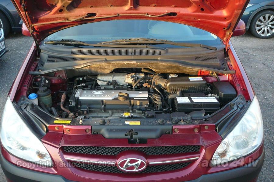 Red Hyundai Getz 2008 in Johvi, with an engine capacity of 1.40 L and mileage of 136 thousand km for 1600 €, photo 6 on AUTOMOTO.COM.LV