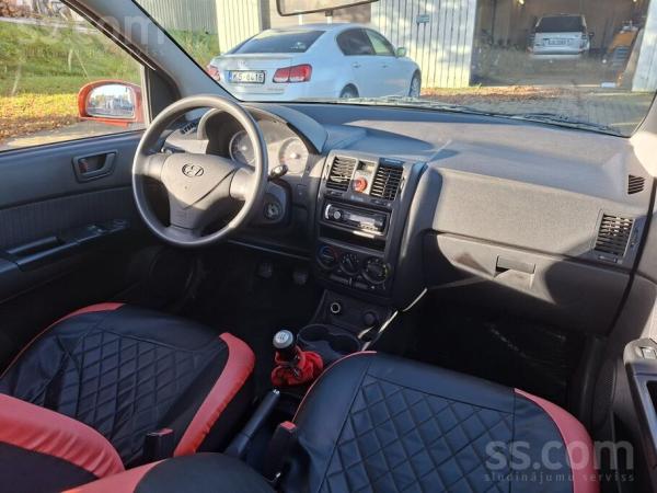 Sarkans Hyundai Getz 2006 Rīga, ar dzinēja tilpumu 1.40 L un nobraukumu 217 tūkst. km par 1550 €, foto 6 vietnē AUTOMOTO.COM.LV
