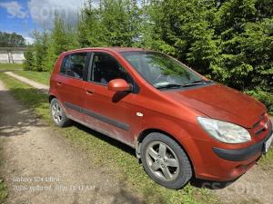 Красный Хендай Гетц 2007 в Тукумс, объемом двигателя 1.50 л и пробегом 250 тыс. км за 500 €, фото  на AUTOMOTO.COM.LV