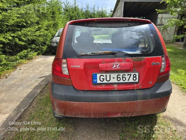 Sarkans Hyundai Getz 2007 Tukums, ar dzinēja tilpumu 1.50 L un nobraukumu 250 tūkst. km par 500 €, foto 3 vietnē AUTOMOTO.COM.LV