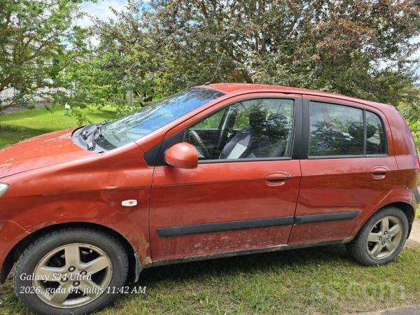 Sarkans Hyundai Getz 2007 Tukums, ar dzinēja tilpumu 1.50 L un nobraukumu 250 tūkst. km par 500 €, foto 4 vietnē AUTOMOTO.COM.LV