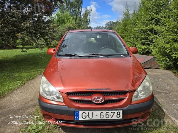 Sarkans Hyundai Getz 2007 Tukums, ar dzinēja tilpumu 1.50 L un nobraukumu 250 tūkst. km par 500 €, foto 7 vietnē AUTOMOTO.COM.LV