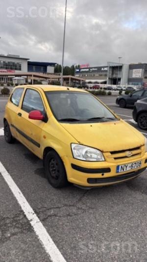 Yellow Hyundai Getz 2003 in Riga, with an engine capacity of 1.10 L and mileage of 239 thousand km for 350 €, photo  on AUTOMOTO.COM.LV