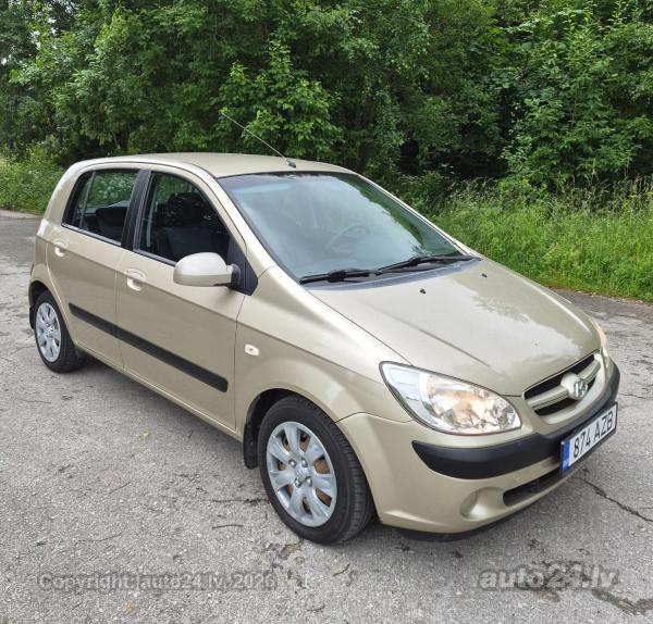 Yellow Hyundai Getz 2006 in Tallinn, with an engine capacity of 1.40 L and mileage of 118 thousand km for 1990 €, photo 2 on AUTOMOTO.COM.LV