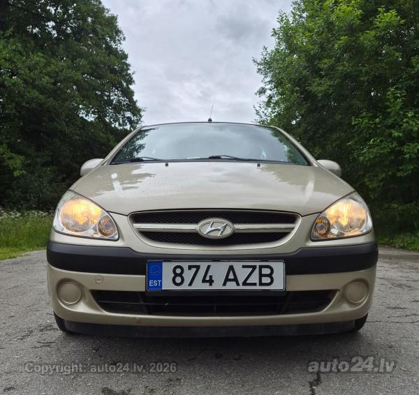 Yellow Hyundai Getz 2006 in Tallinn, with an engine capacity of 1.40 L and mileage of 118 thousand km for 1990 €, photo 3 on AUTOMOTO.COM.LV
