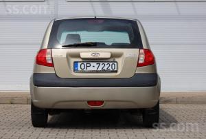Yellow Hyundai Getz 2007 in Riga, with an engine capacity of 1.40 L and mileage of 0 thousand km for 995 €, photo 6 on AUTOMOTO.COM.LV