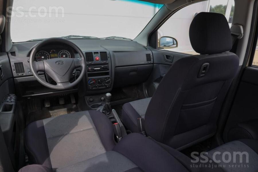 Yellow Hyundai Getz 2007 in Riga, with an engine capacity of 1.40 L and mileage of 0 thousand km for 995 €, photo 9 on AUTOMOTO.COM.LV