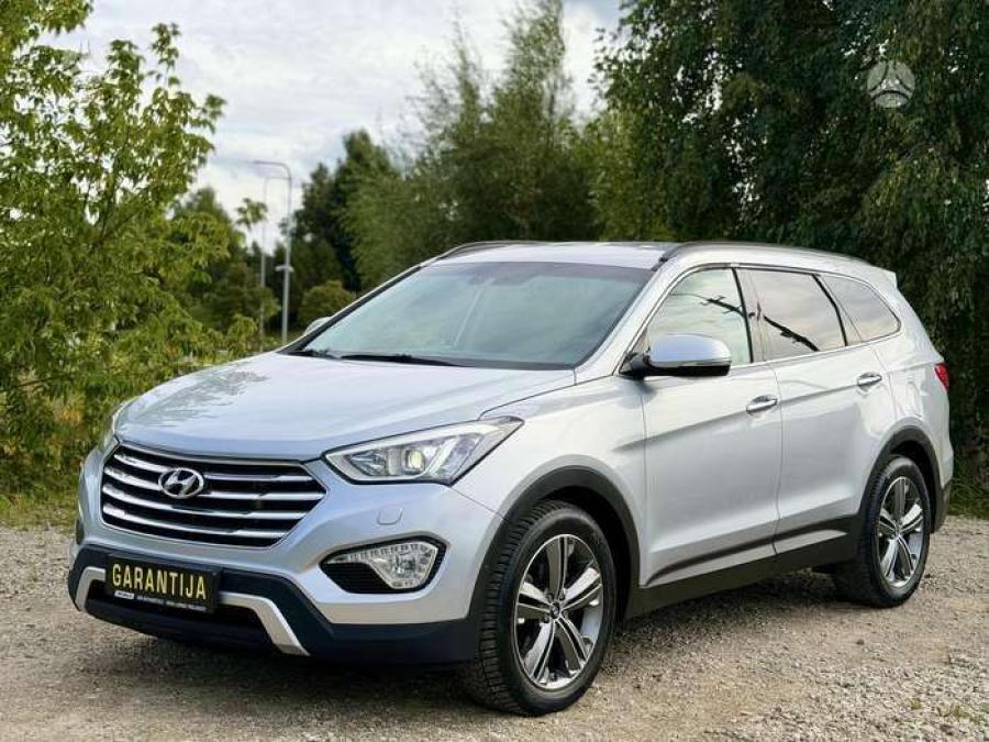 Pelēks Hyundai Grand Santa Fe 2015 Šauļi, ar dzinēja tilpumu 2.20 L un nobraukumu 257 tūkst. km par 15450 €, foto 21 vietnē AUTOMOTO.COM.LV