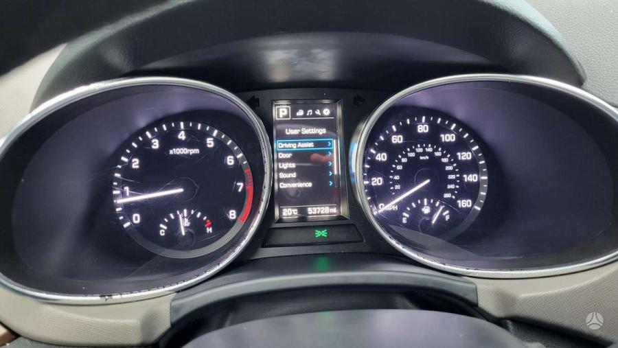 Pelēks Hyundai Grand Santa Fe 2018 Viļņa, ar dzinēja tilpumu 2.40 L un nobraukumu 86 tūkst. km par 14800 €, foto 15 vietnē AUTOMOTO.COM.LV