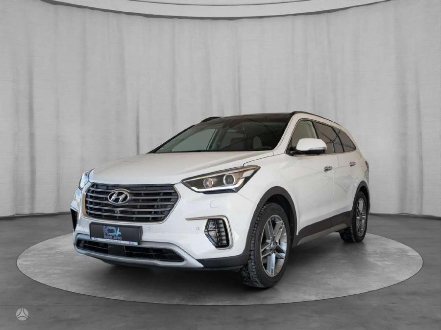 Balts Hyundai Grand Santa Fe 2017 Marijampole, ar dzinēja tilpumu 2.20 L un nobraukumu 88 tūkst. km par 20850 €, foto 5 vietnē AUTOMOTO.COM.LV