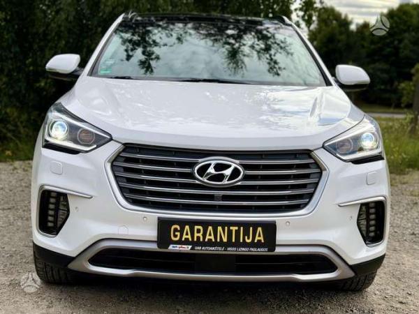 Balts Hyundai Grand Santa Fe 2017 Šauļi, ar dzinēja tilpumu 2.20 L un nobraukumu 232 tūkst. km par 17999 €, foto 5 vietnē AUTOMOTO.COM.LV