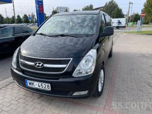 Черный Хендай H-1 2011 в Рига, объемом двигателя 2.50 л и пробегом 250 тыс. км за 9500 €, фото  на AUTOMOTO.COM.LV