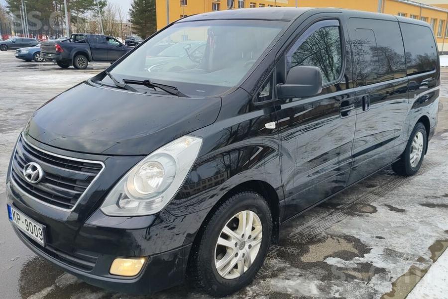 Black Hyundai H-1 2013 in Rezekne, with an engine capacity of 2.50 L and mileage of 344 thousand km for 9800 €, photo 7 on AUTOMOTO.COM.LV