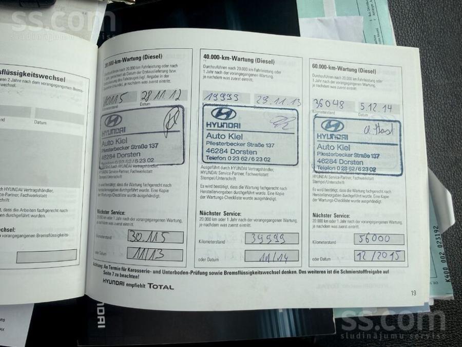 Black Hyundai H-1 2011 in Riga, with an engine capacity of 2.50 L and mileage of 0 thousand km for 8990 €, photo 15 on AUTOMOTO.COM.LV