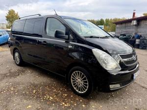 Black Hyundai H-1 2011 in Riga, with an engine capacity of 2.50 L and mileage of 0 thousand km for 8990 €, photo 1 on AUTOMOTO.COM.LV