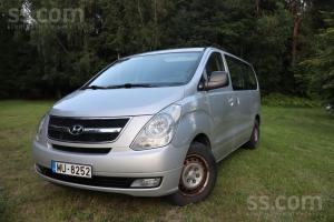 Серый Хендай H-1 2010 в Рига, объемом двигателя 2.50 л и пробегом 276 тыс. км за 6990 €, фото 1 на AUTOMOTO.COM.LV