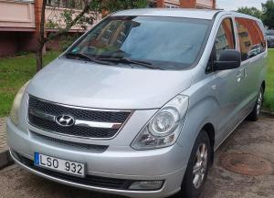 Pelēks Hyundai H1 2009 Lazdijai, ar dzinēja tilpumu 2.50 L un nobraukumu 224 tūkst. km par 4300 €, foto  vietnē AUTOMOTO.COM.LV