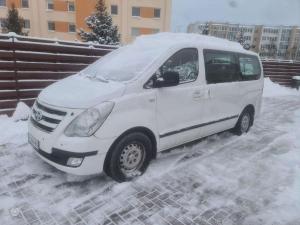 White Hyundai H1 2013 in Ignalina, with an engine capacity of 2.50 L and mileage of 287 thousand km for 3650 €, photo 3 on AUTOMOTO.COM.LV