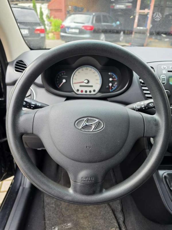 Melns Hyundai i10 2009 Klaipėda, ar dzinēja tilpumu 1.09 L un nobraukumu 98 tūkst. km par 2100 €, foto 8 vietnē AUTOMOTO.COM.LV