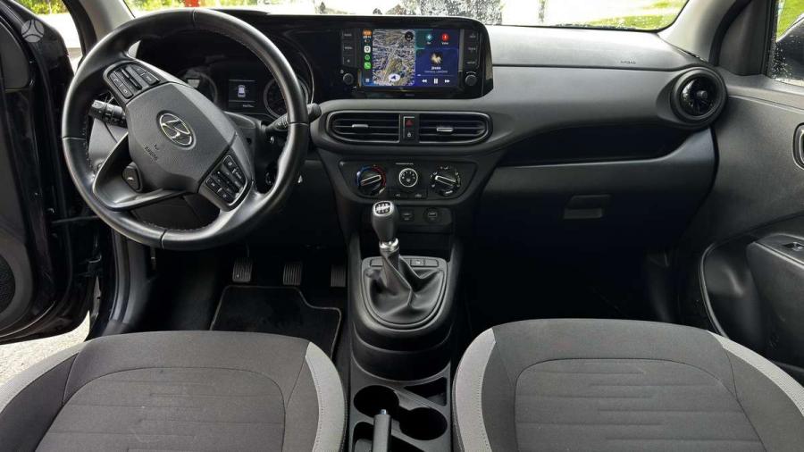 Melns Hyundai i10 2021 Viļņa, ar dzinēja tilpumu 1.00 L un nobraukumu 47 tūkst. km par 9650 €, foto 12 vietnē AUTOMOTO.COM.LV