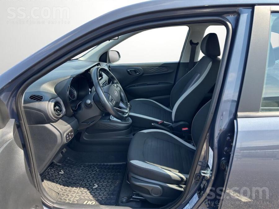 Черный Хендай и10 2021 в Рига, объемом двигателя 1.20 л и пробегом 74 тыс. км за 9490 €, фото 10 на AUTOMOTO.COM.LV