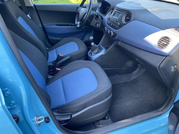 Zils Hyundai i10 2014 Klaipėda, ar dzinēja tilpumu 1.00 L un nobraukumu 84 tūkst. km par 3999 €, foto 9 vietnē AUTOMOTO.COM.LV