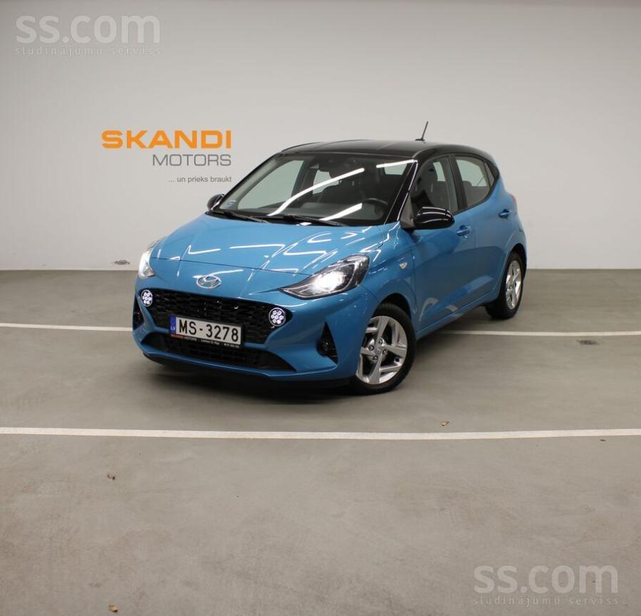 Zils Hyundai i10 2020 Rīga, ar dzinēja tilpumu 1.00 L un nobraukumu 28 tūkst. km par 9990 €, foto 1 vietnē AUTOMOTO.COM.LV