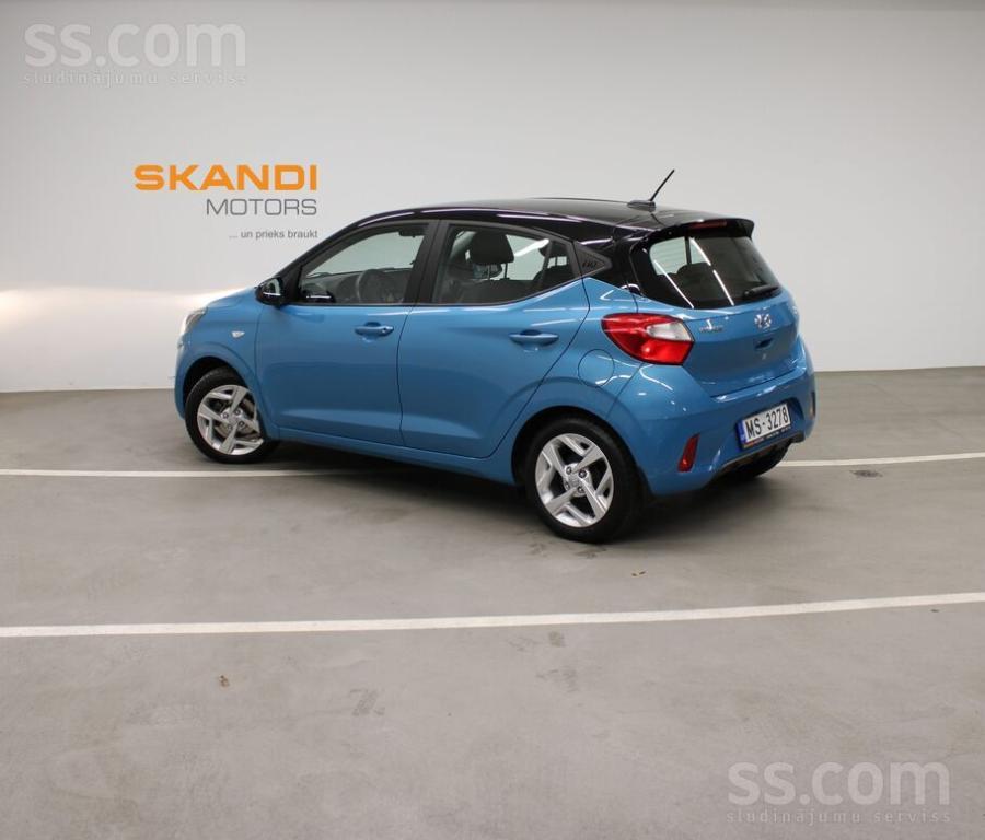Zils Hyundai i10 2020 Rīga, ar dzinēja tilpumu 1.00 L un nobraukumu 28 tūkst. km par 9990 €, foto 6 vietnē AUTOMOTO.COM.LV