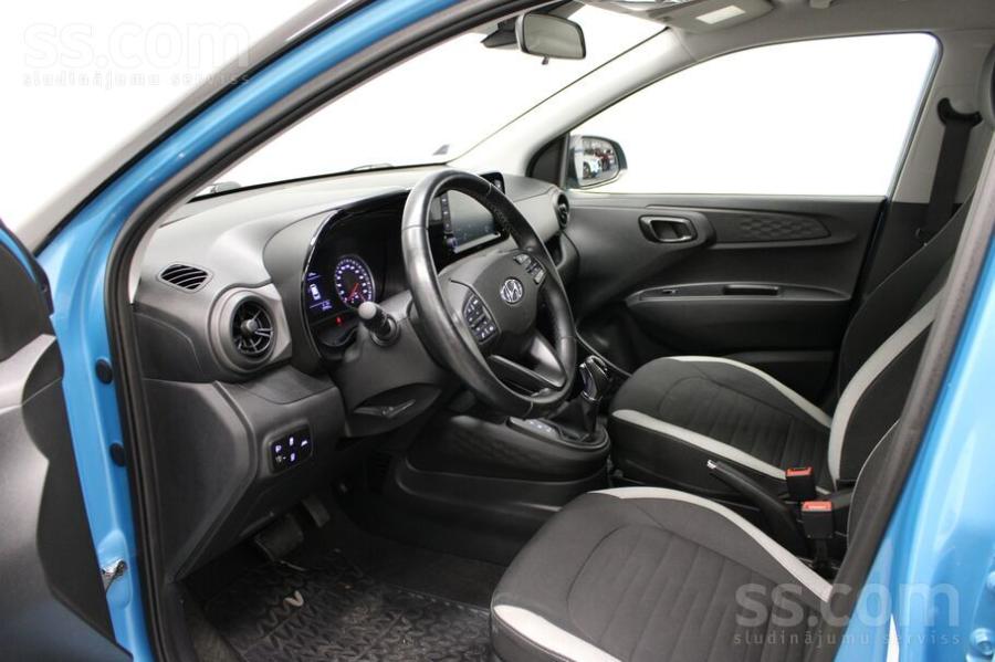 Zils Hyundai i10 2020 Rīga, ar dzinēja tilpumu 1.00 L un nobraukumu 28 tūkst. km par 9990 €, foto 8 vietnē AUTOMOTO.COM.LV