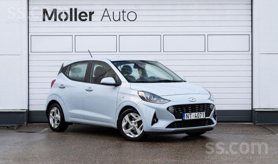 Zils Hyundai i10 2021 Rīga, ar dzinēja tilpumu 1.20 L un nobraukumu 65 tūkst. km par 10650 €, foto 2 vietnē AUTOMOTO.COM.LV