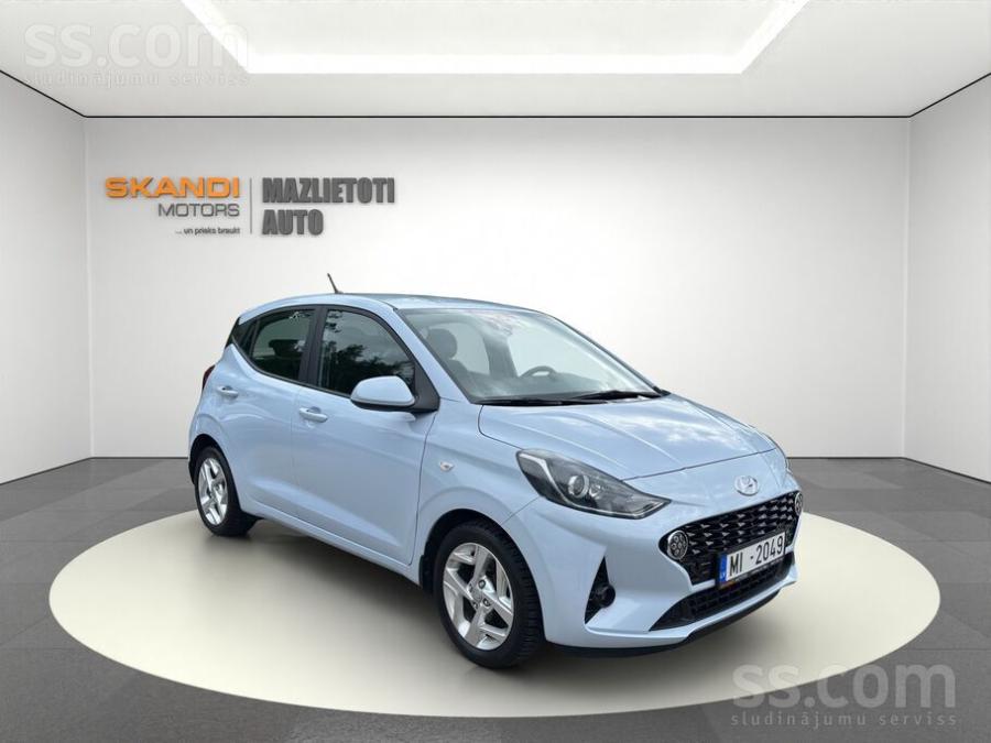 Blue Hyundai i10 2021 in Riga, with an engine capacity of 1.20 L and mileage of 87 thousand km for 9490 €, photo 9 on AUTOMOTO.COM.LV